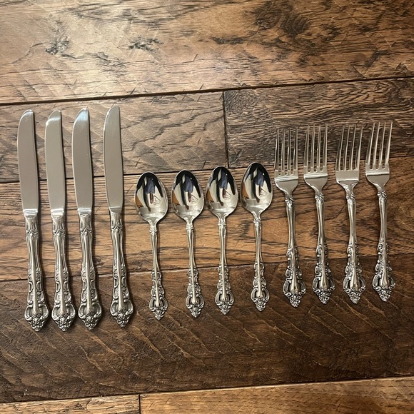 carico | Dining | New Carico Donatello Stainless Tablewear Set Includes ...